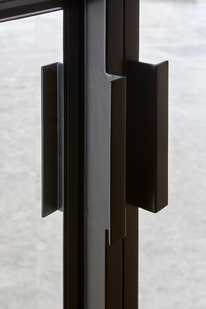 Steel Frame Glass Hinge Doors - Galvanised FPS50 Profile - Zen Doors ...